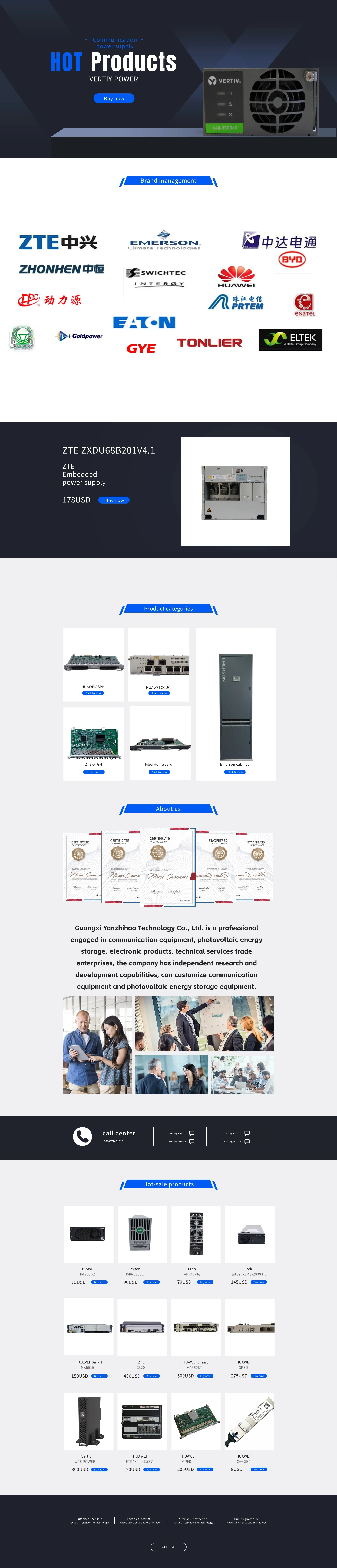 ZTE Outdoor DC Power System - Reliable Telecom Cabinets