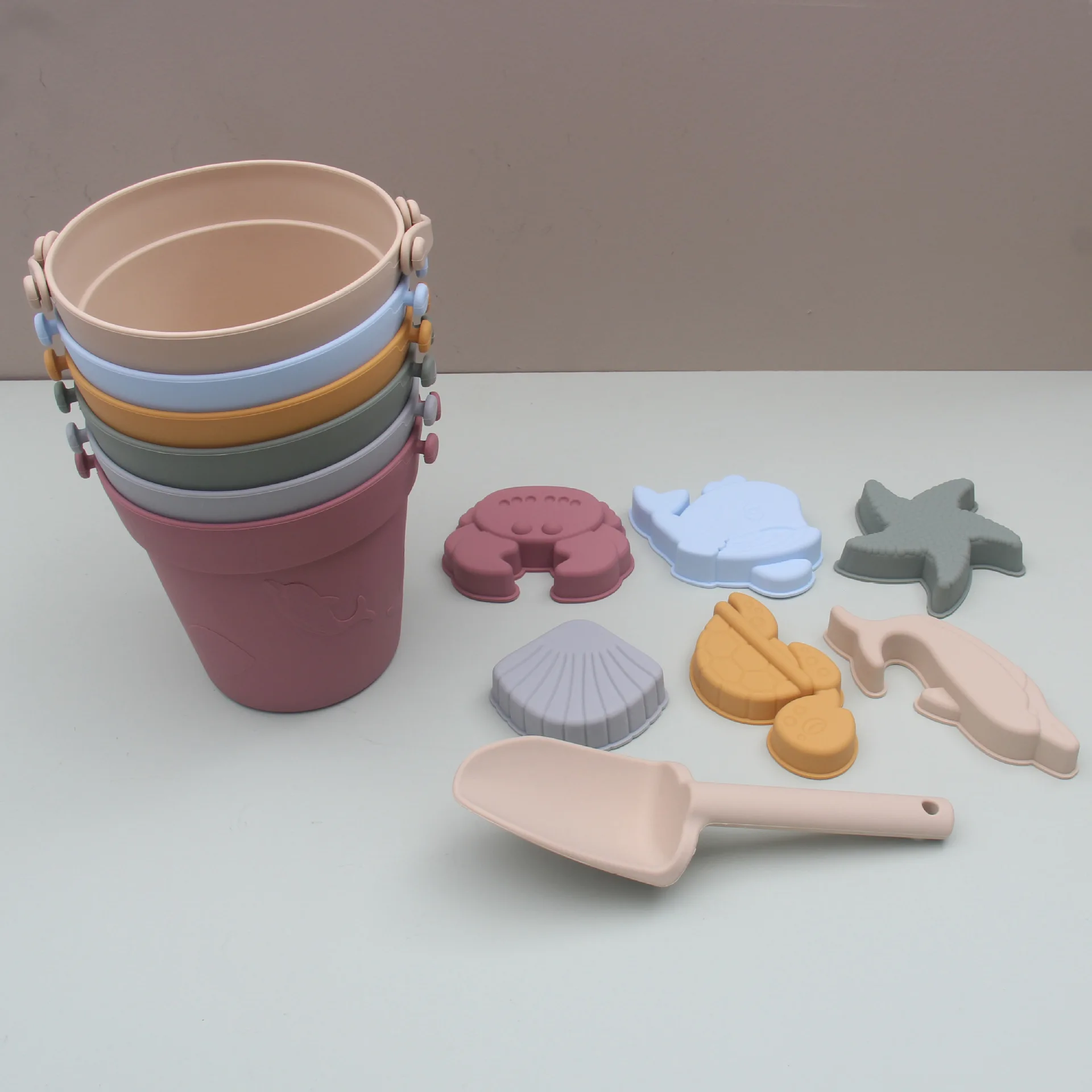 Silicone Baby Travel Beach Sand Toy Molds Essentials Beach Children ...