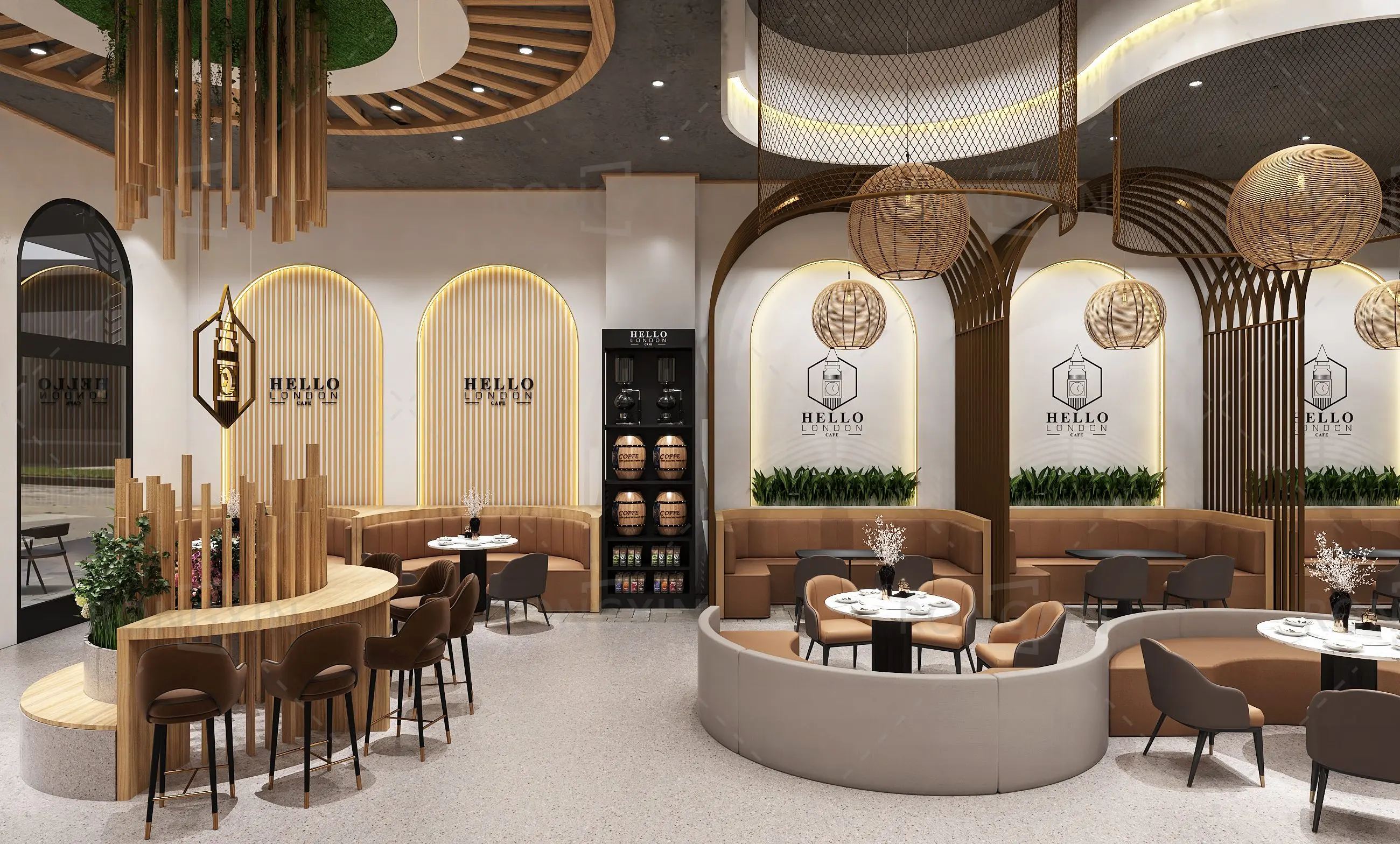 Modern Coffee Shop Decoration Design - Cozy & Stylish