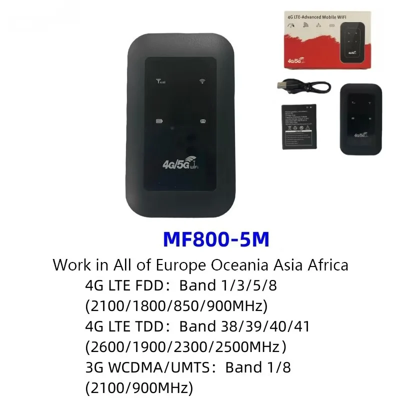 MF800 Mifis 150mbps - 4G LTE Pocket Wifi Router with SIM Card Slot