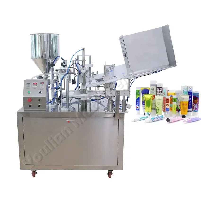 Automatic Soft Plastic Tube Filling Sealing Machine Aluminum Cosmetic ...