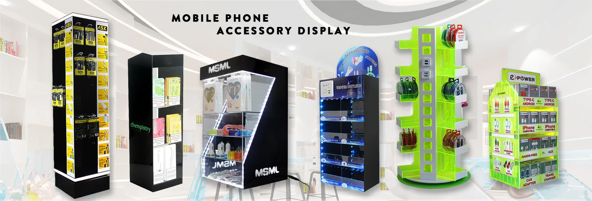 Custom Tobacco Display Cases Shelf Led Lighter Acrylic Counter Top ...