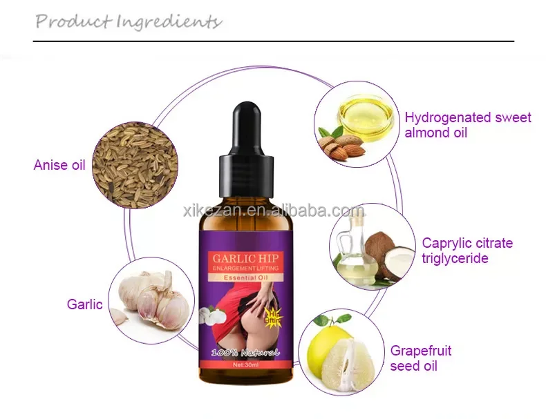 Hot Products100% Pure Natural Bigger Butt Buttocks Enhancement Oil ...