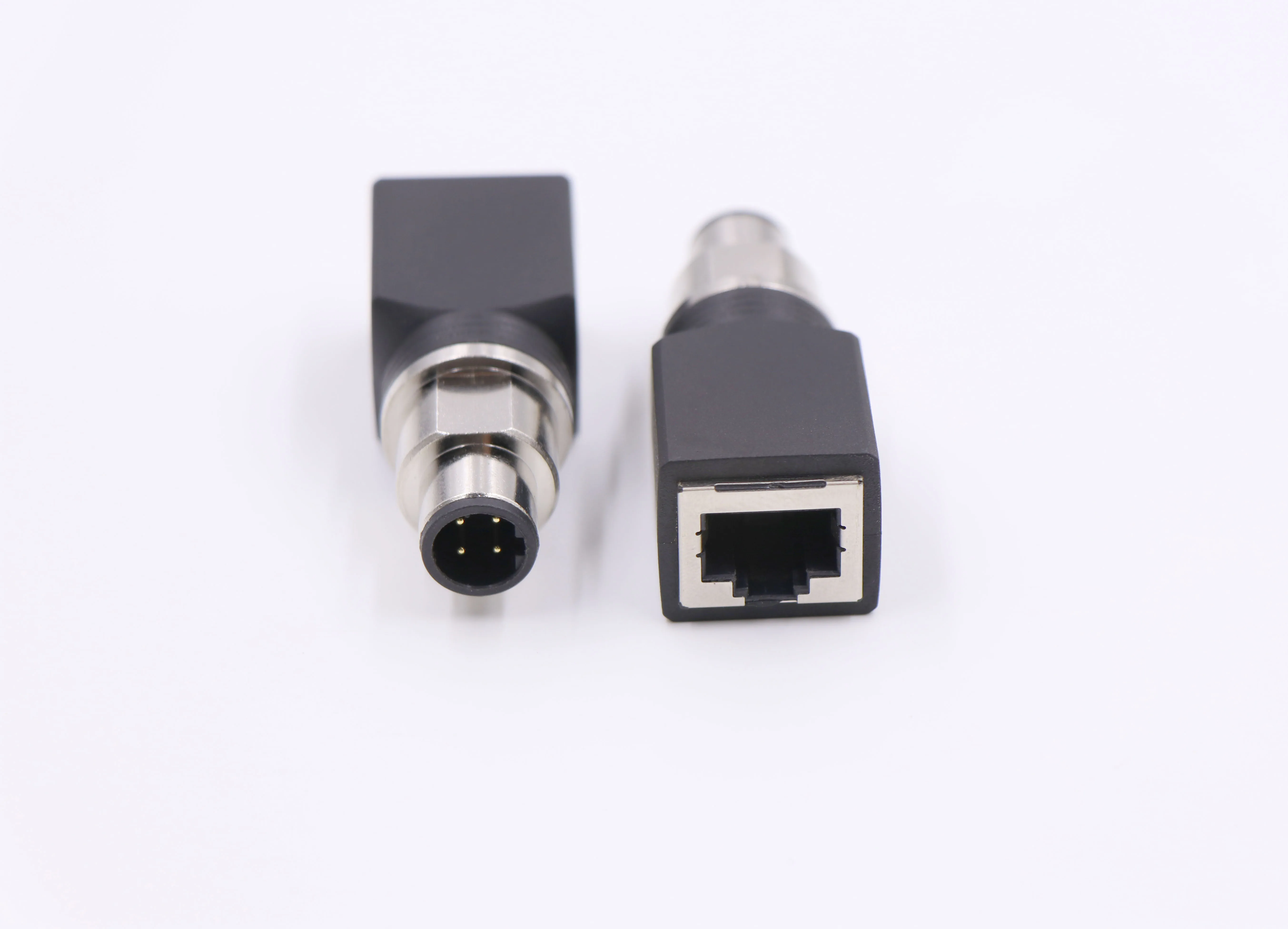 M12 to RJ45 Gigabit Ethernet Adapters - Reliable & Waterproof