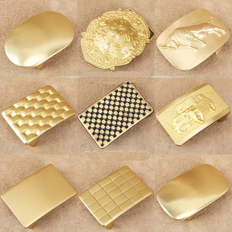 factory wholesale inner size 40mm customized solid brass public plain ...