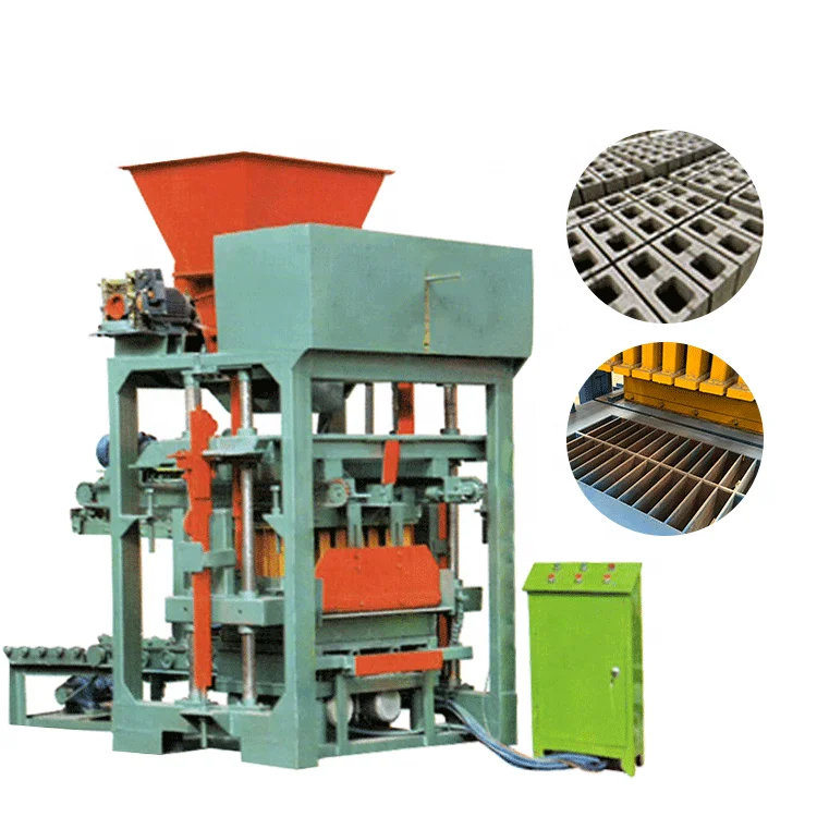 Semi Automatic Cement Block for Bricks Maker Hollow Concrete Brick ...