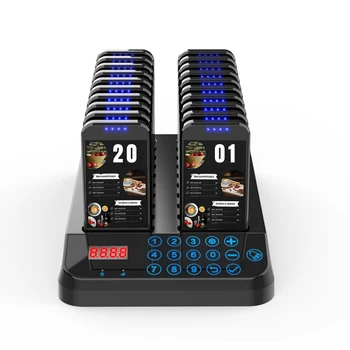 Wireless Paging System For Restaurant Queue Pager Device Cafe Vibrator ...