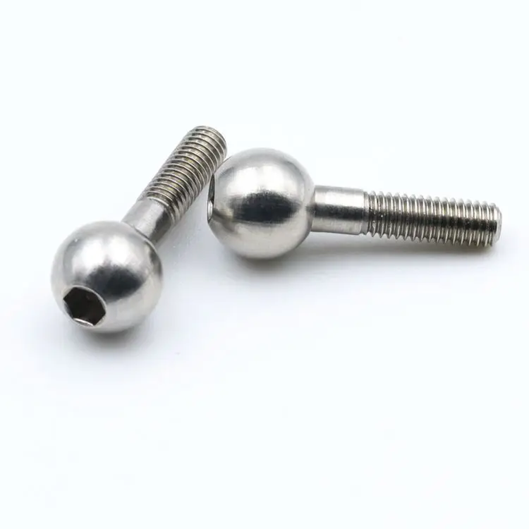 custom precision hex socket spherical end ball head screws stainless ...