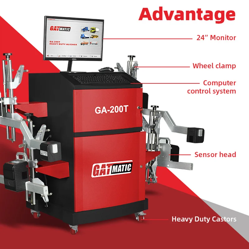 Heavy Truck Garage Equipment Ccd Wheel Alignment Machine Calibration ...