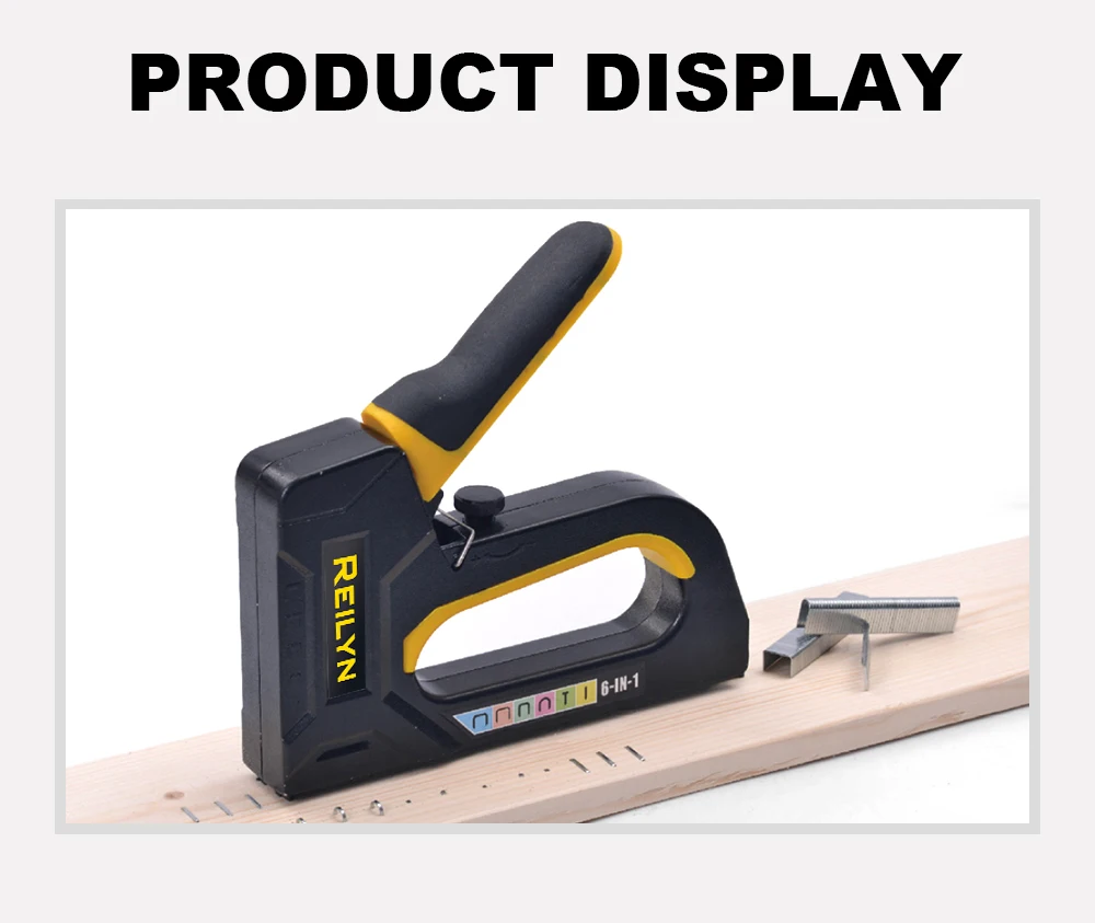 6-way Heavy Duty Wood Stapler Machine Manual Deli Desktop Stapler ...