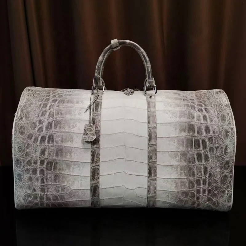 Luxury crocodile duffel bag crocodile leather travelling bags custom ...