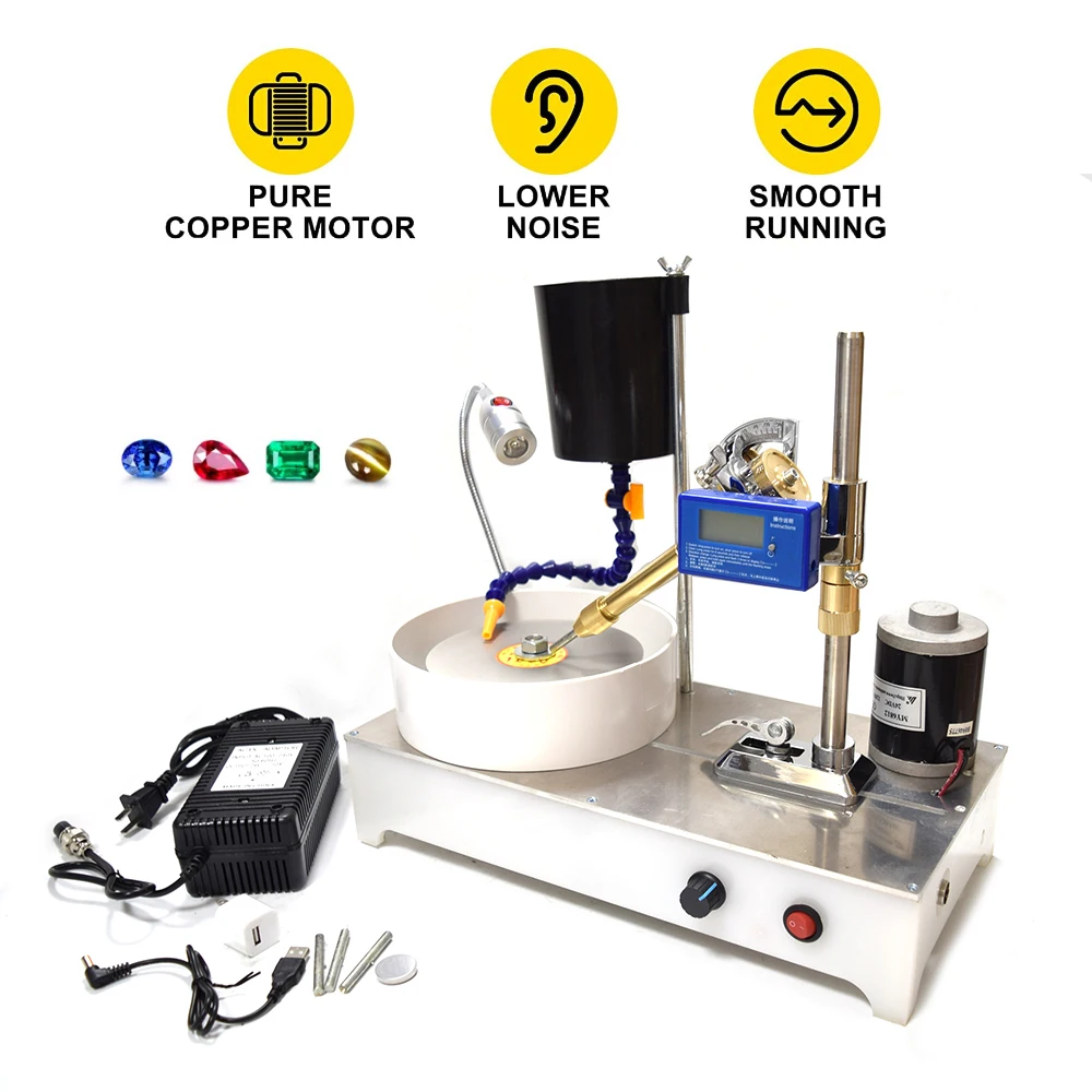2800RPM Jewelry Tools Equipment Faceting Machine Lapidary Gemstone