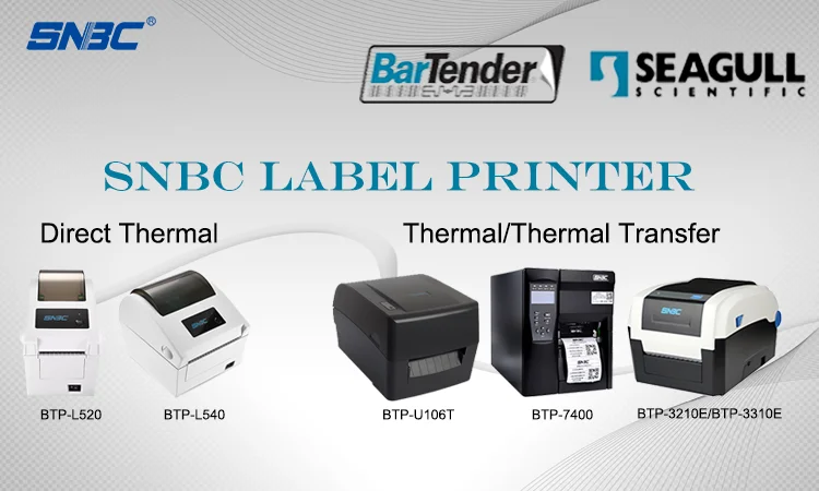 Two-mode Printing Labels Printer - Thermal & RFID Barcode