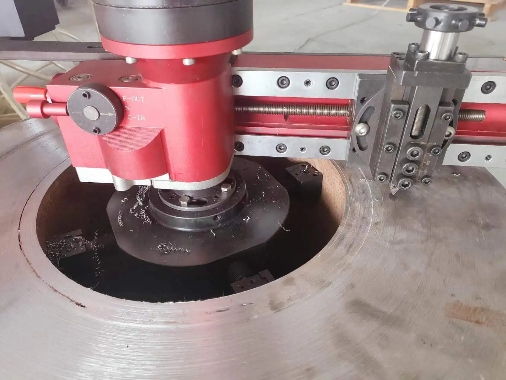 Flp-610 Pneumatic Flange Facing Machine Portable Id Flange Facer For 2 ...