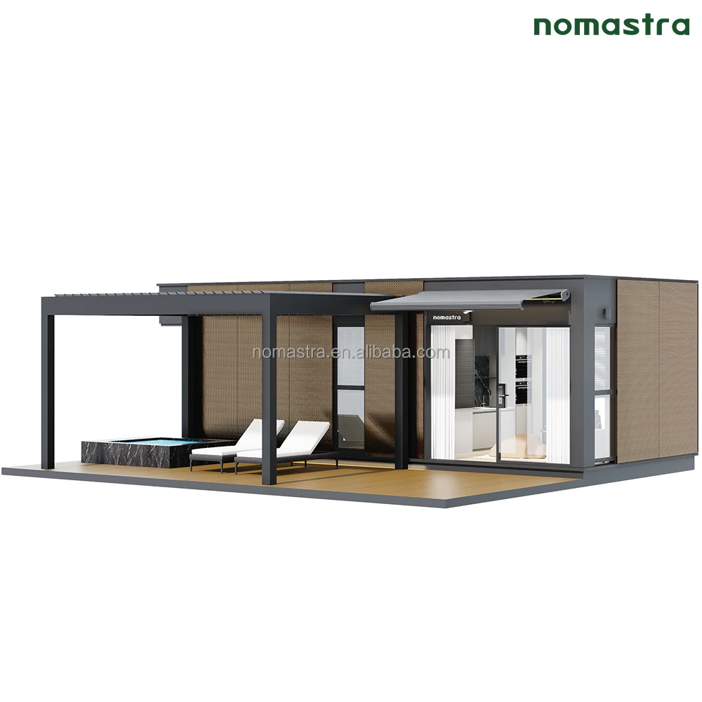 Luxury Modular Steel Frame Villas Prefab Holiday Mobile Homes for ...