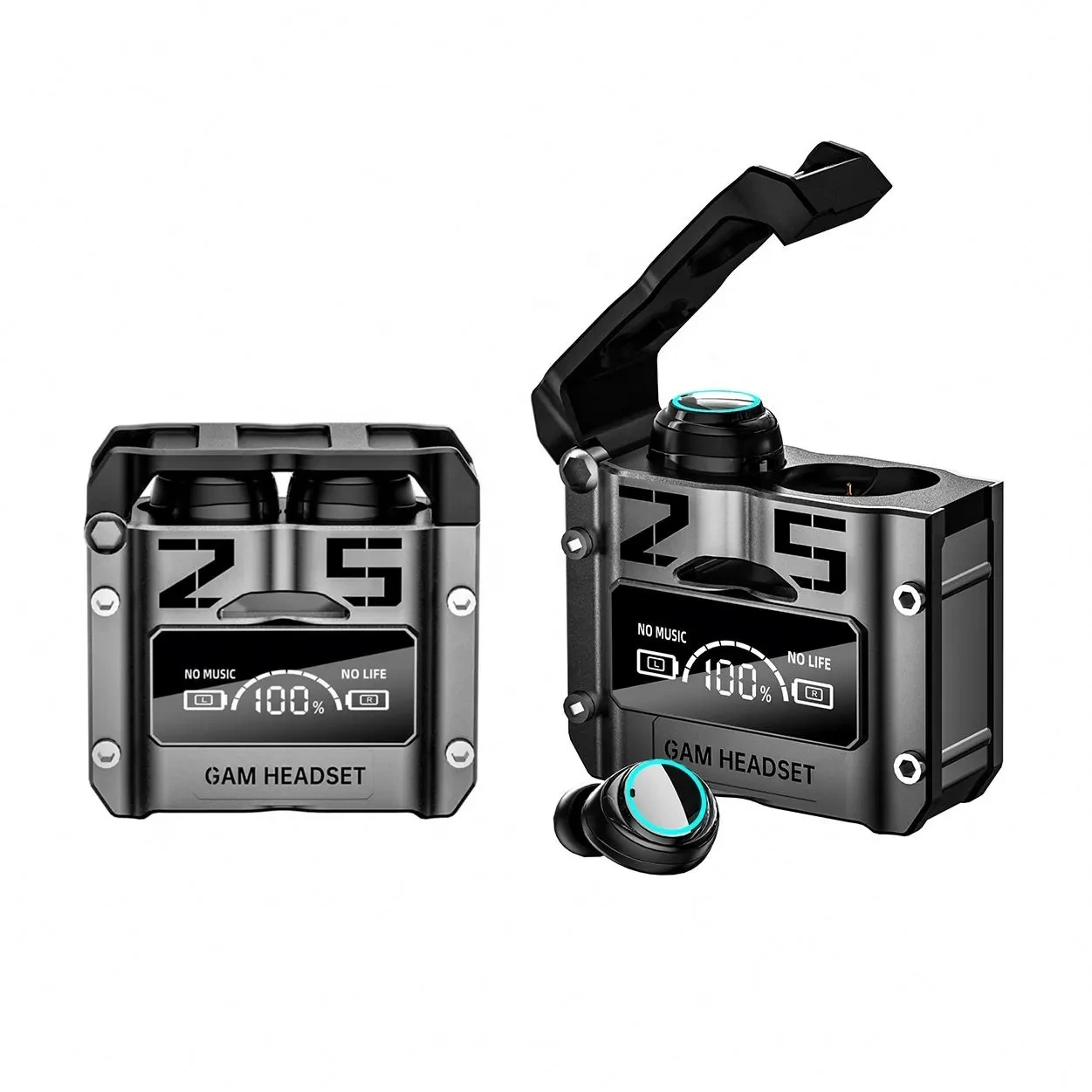 M25 True Wireless Earbud Earphones Gaming Headset Low Latency In-ear ...