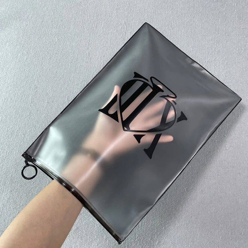 Customized Clothing Frosted Bag - Clear Plastic PVC