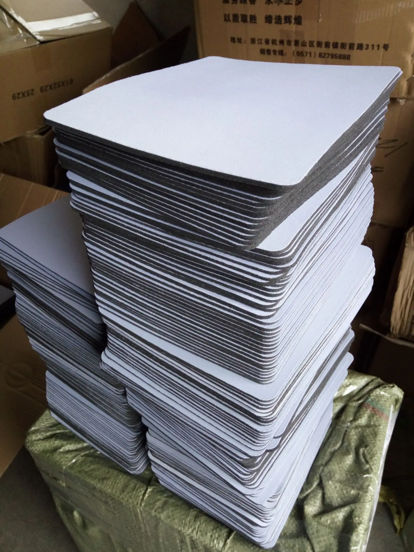 Factory Price White Printable Blank Mouse Mat Any Size Neoprene Rubber ...