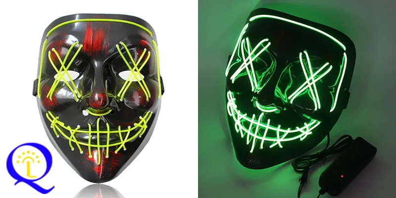 Custom Design Halloween Led Mask V For Vendetta Mask Anonymous Guy 10 ...