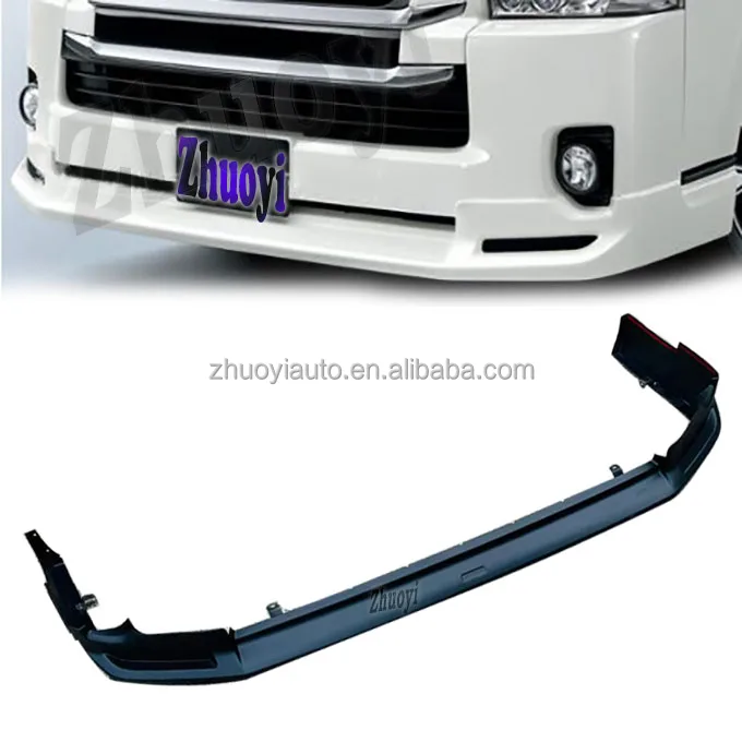 Custom TRD Front Bumper Lip Spoiler Accessories for Hiace