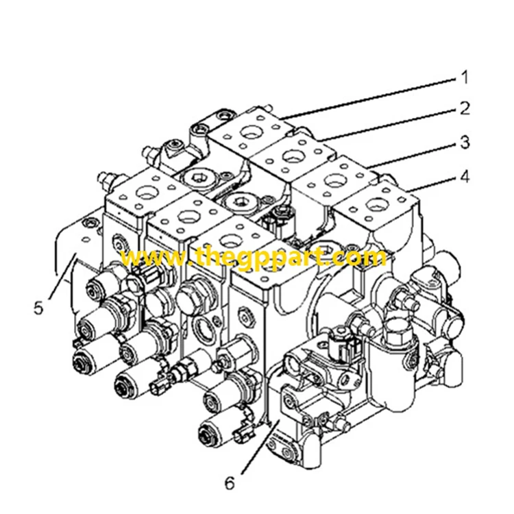 Pc200-8 Main Valve Assy| Alibaba.com