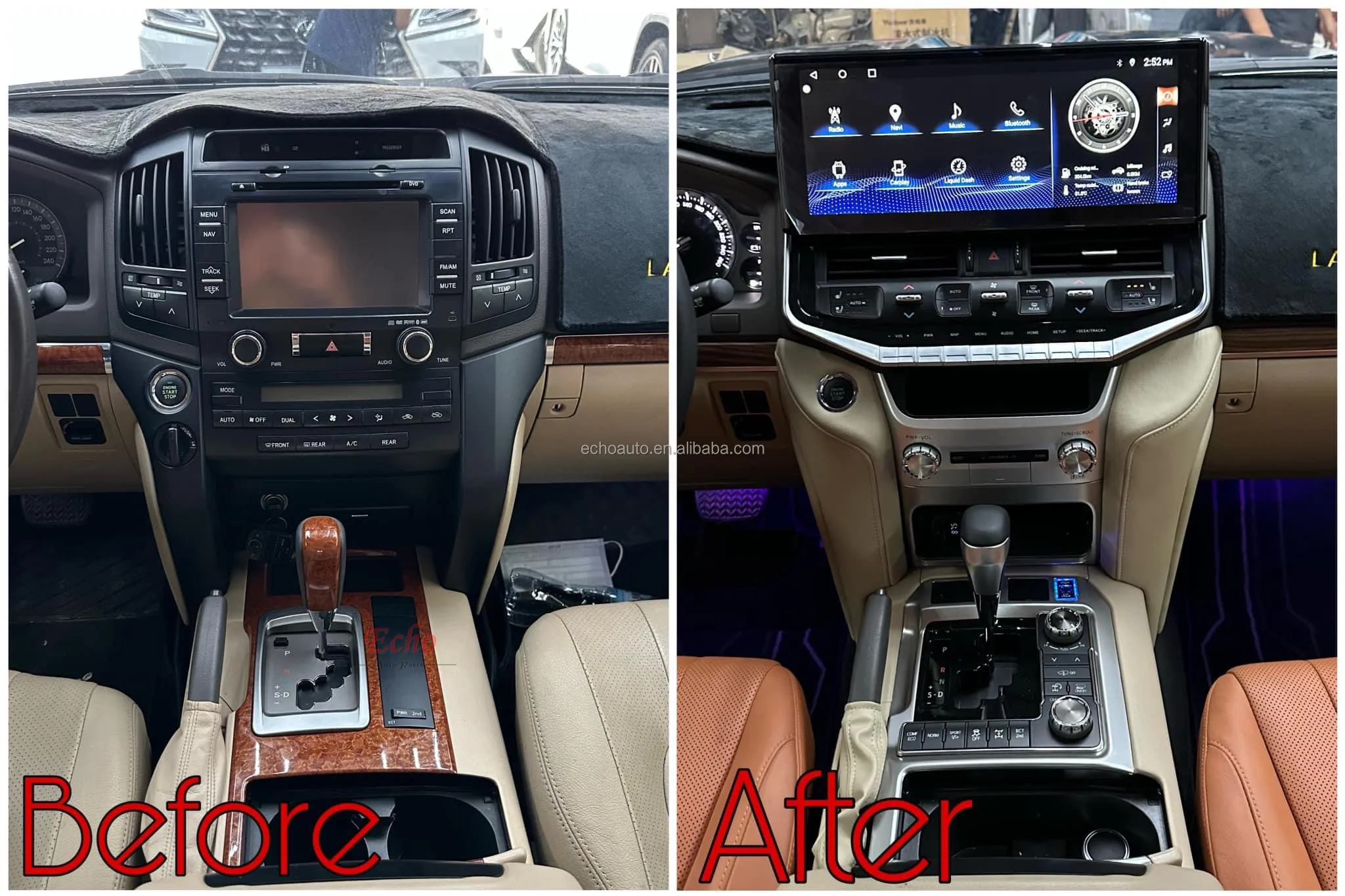 Toyota Land Cruiser 2008-on Interior Upgrade Kit - YQECHO