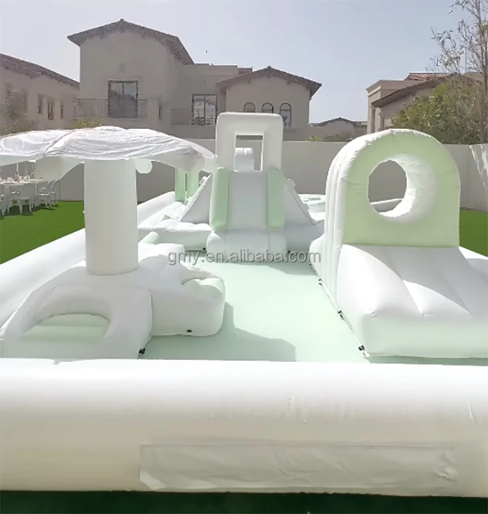 New Design Commercial Grade Pvc Inflatable Splash Pad Bounce House ...