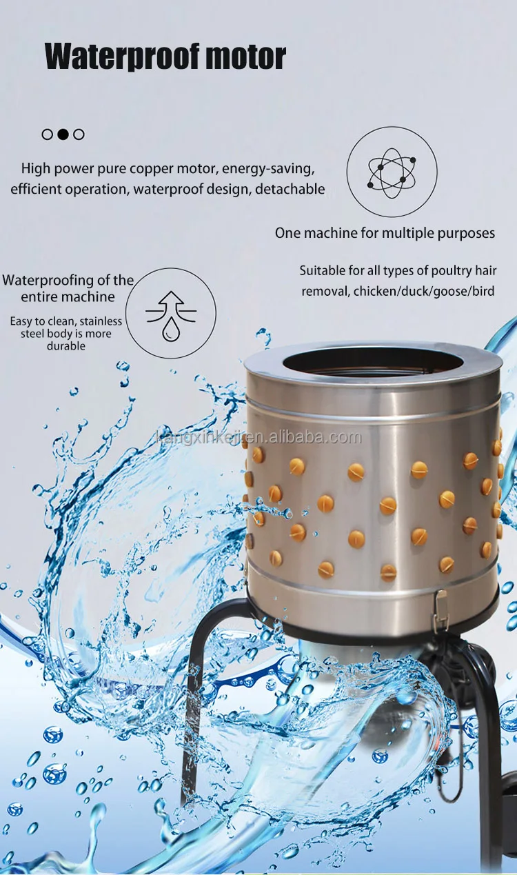 Efficient Chicken Plucker - Automatic Defeathering Machine