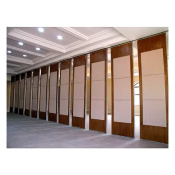 Aluminum Profile Acoustic Sliding Room Dividers Door Partitions Movable ...