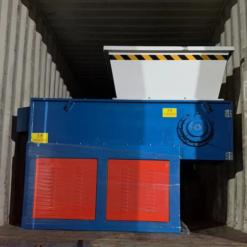 Single-shaft Wood Crusher Machine with Engine & Gear 3T/h Capacity ...