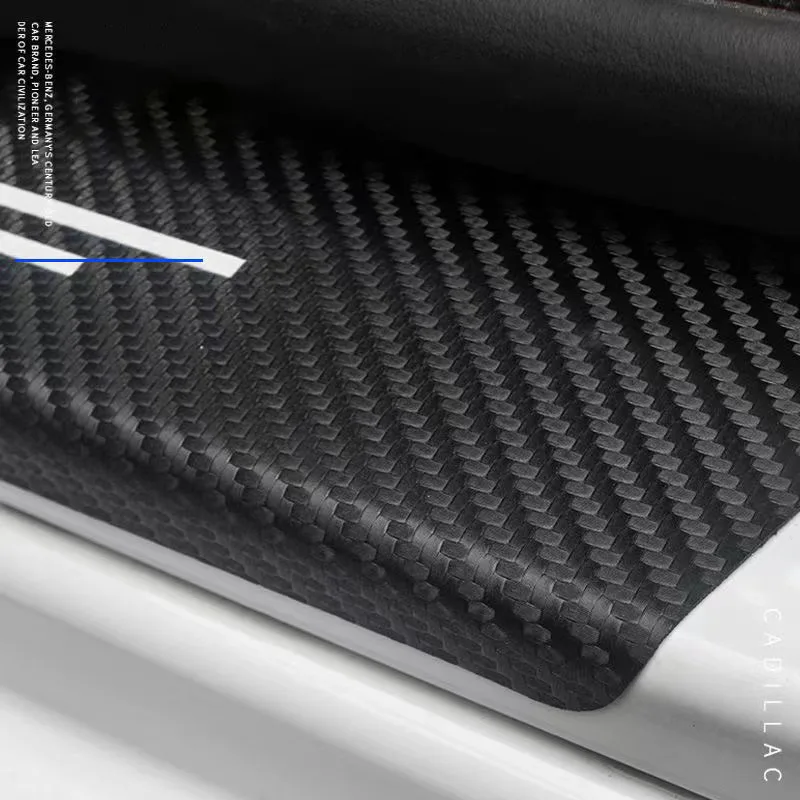 Carbon Fiber Car Door Edge Sill Protector Strip Stickers For Audi A3 8v ...