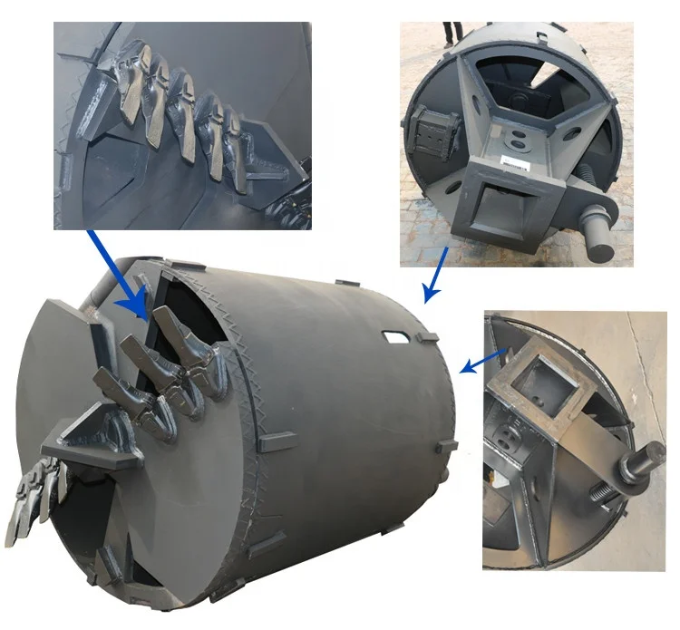 Boring Piling Equipment Double Revolving Bottom Best Quality Drilling ...