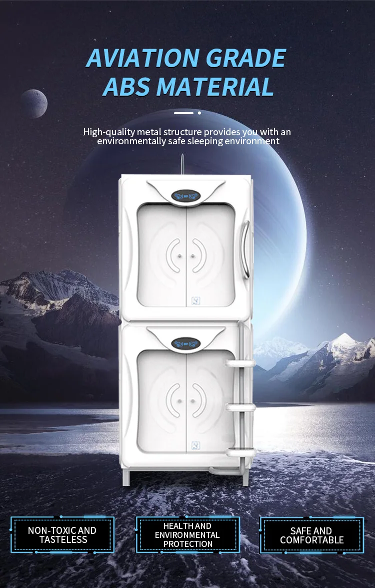 Sound Proof Sleeping Pods Hotel Capsule Double Bed Sleep Pod Capsule ...