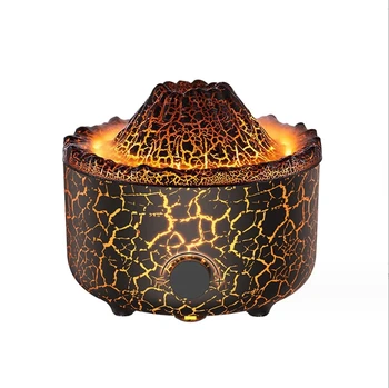 Upgrade Lava Volcano Eruption Effect Aroma Diffuser 560ml Blue Red ...