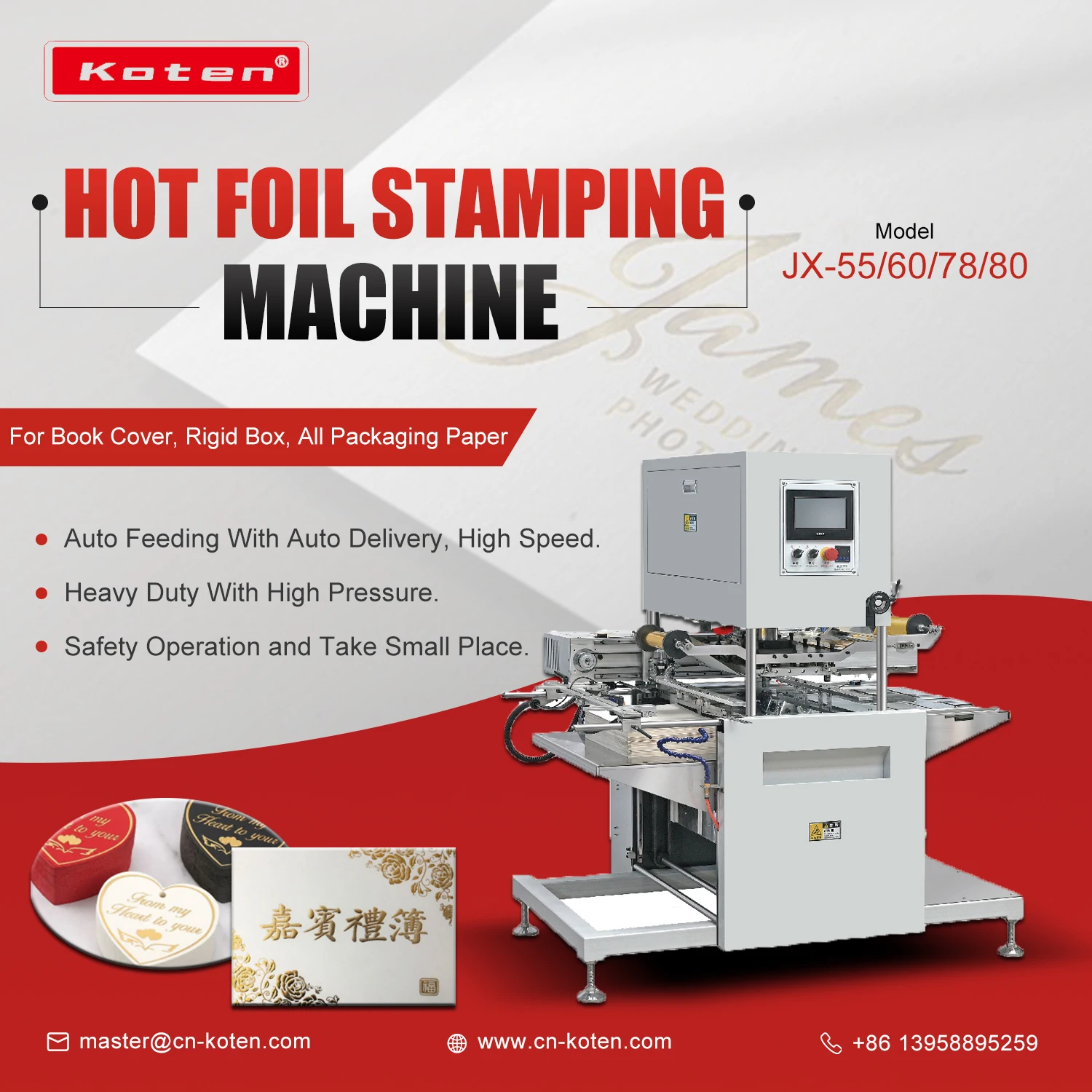 2023 Hot Style Popular Pneumatic Hot Foil Stamping Machine Gold ...