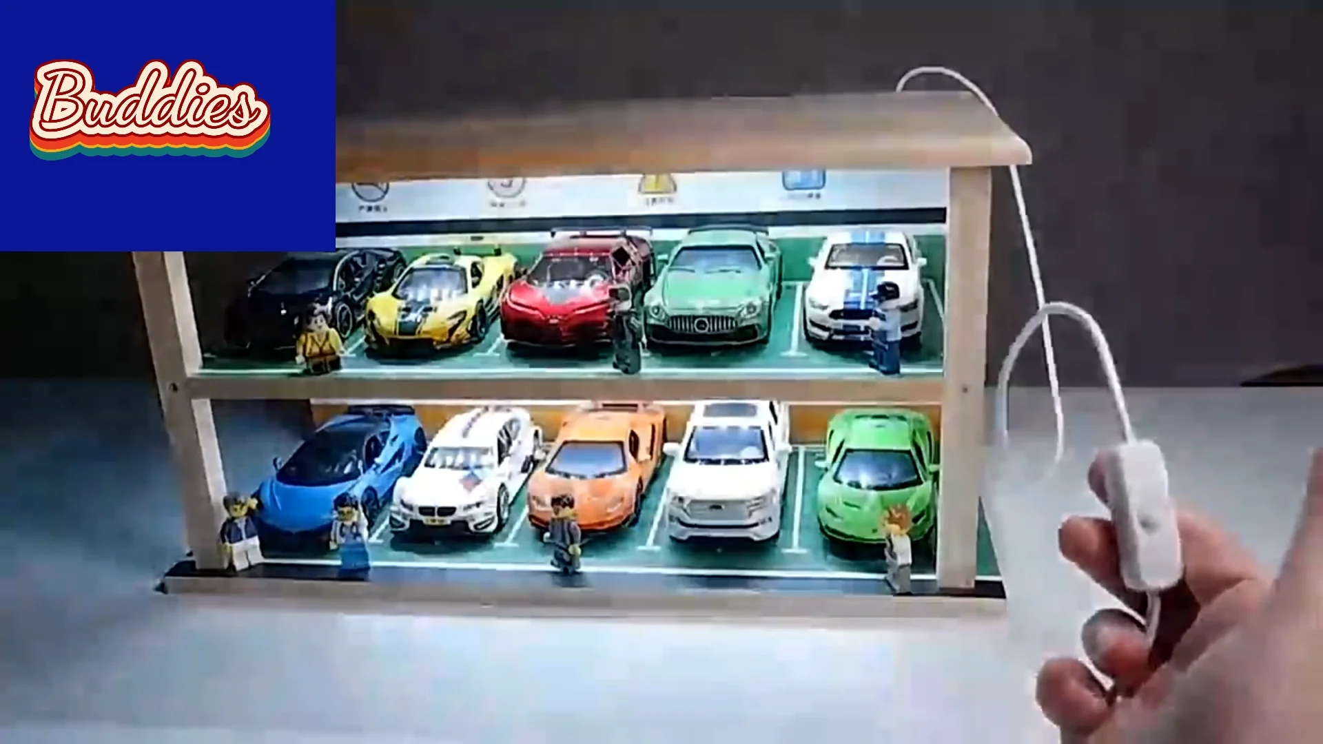 1/24 Schaal Simulatie Auto Model Garage Kast Parkeerplaats Ruimte ...
