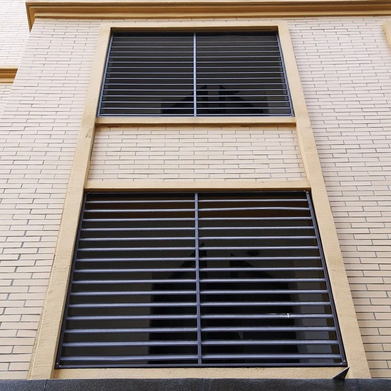 Zonron Aluminum Shutter Curtain Wall Decoration Louvers Panel Wall ...