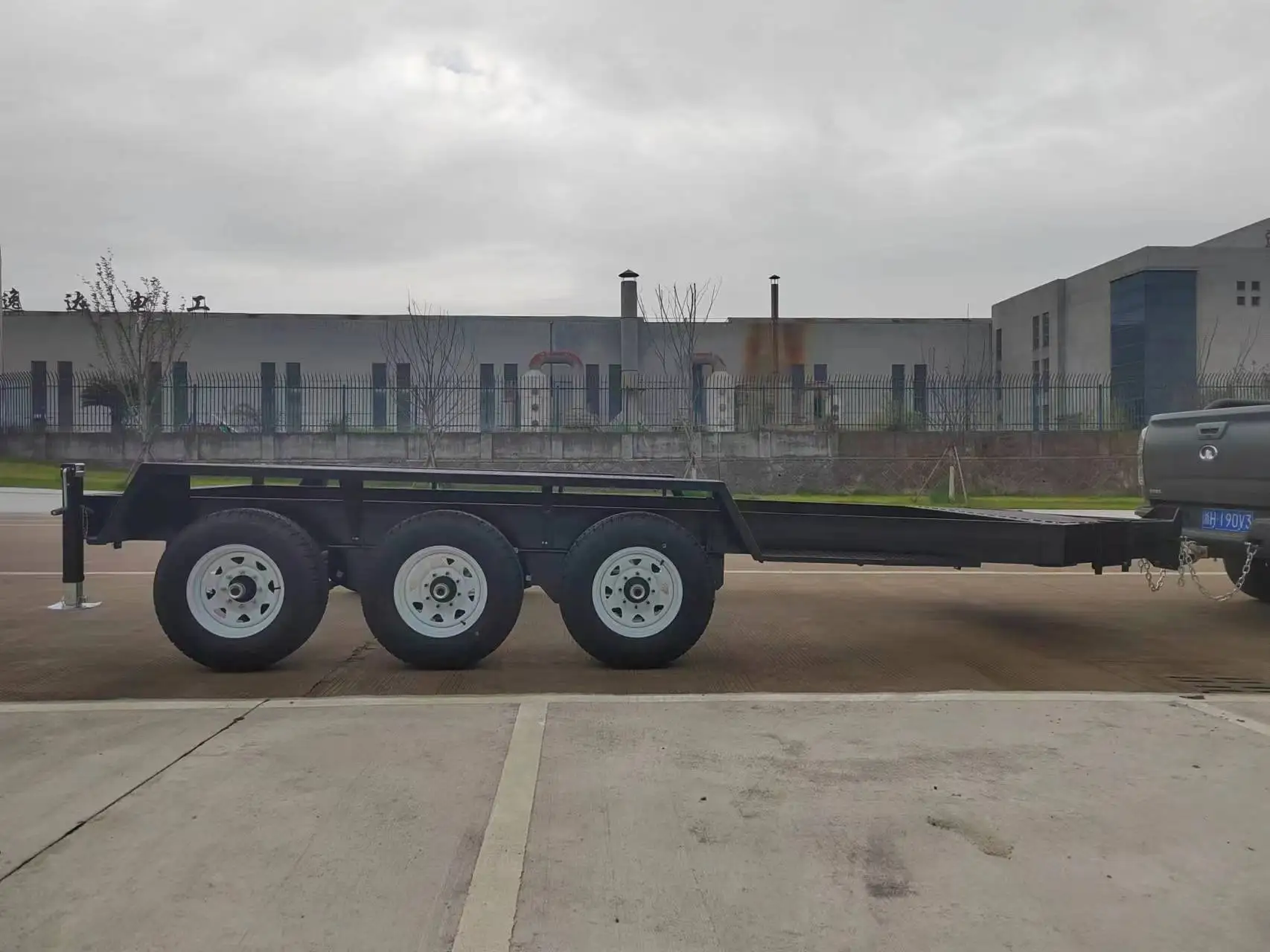 Heavy Duty Tandem Trailer Oem Steel Electric Generator Set Trailer ...