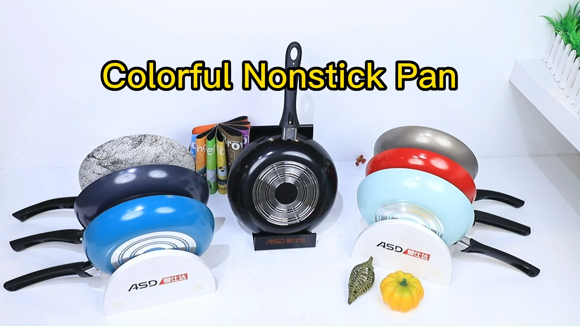 Customized Logo Aluminum Non Stick Frying Pan Cooking Pots Sets ...