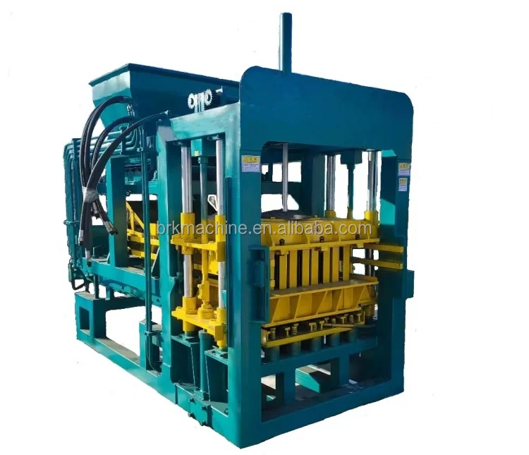 Automatic Paver Block Machine QT6-15 Hollow Brick Block Making Machine ...