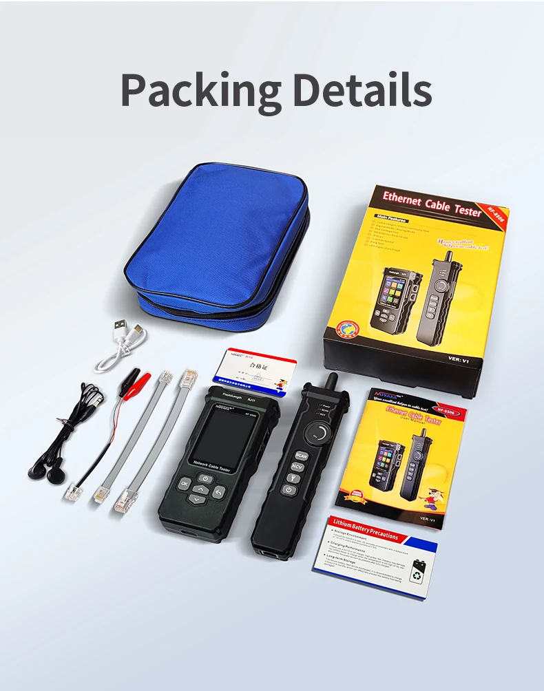 NOYAFA NF-8506 Multi-Function Cable Tester - Precision & Reliability