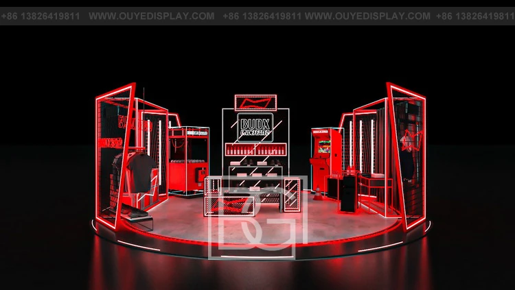 Aluminum Trade Show Booth Backlit Exhibition Display Exhibition Modules ...