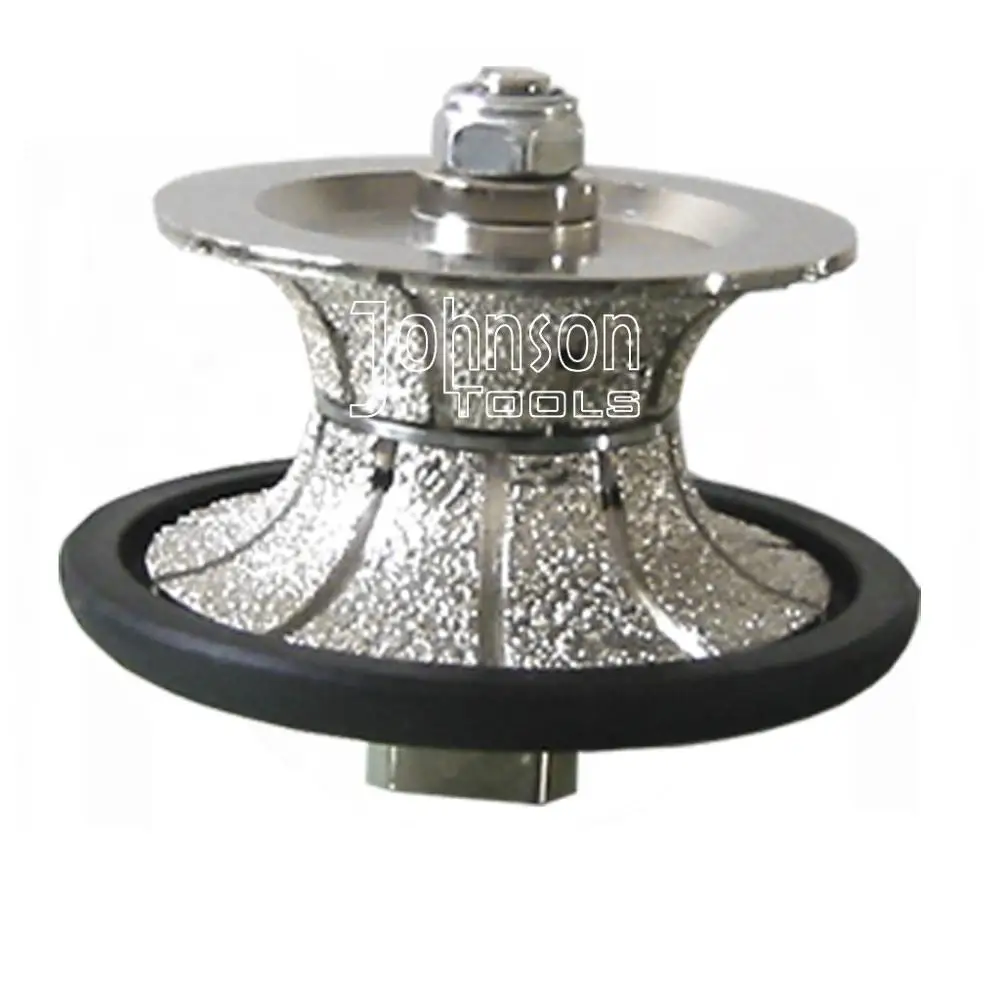 65-95mm Full Bullnose Stone Edge Profile Vacuum Brazed Diamond Hand ...
