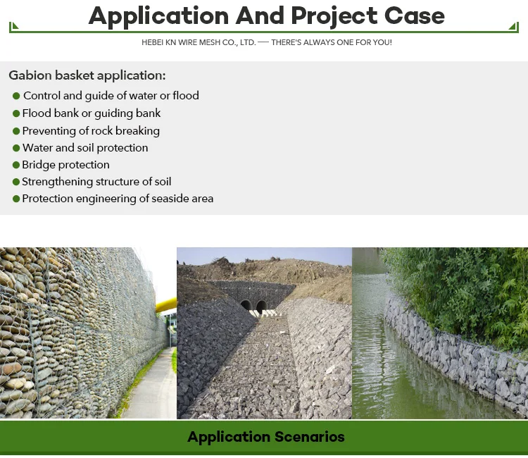 Hot Sale Factory Price River Bank protection Gabion Stone Baskets ...