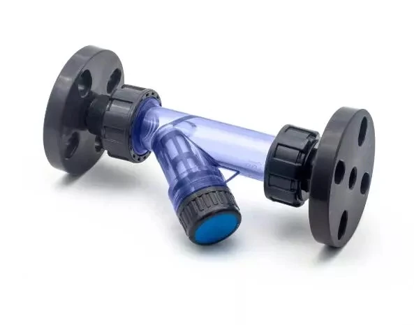 UPVC PVC Clear Transparent Y Strainer Valve - TU-PIPE