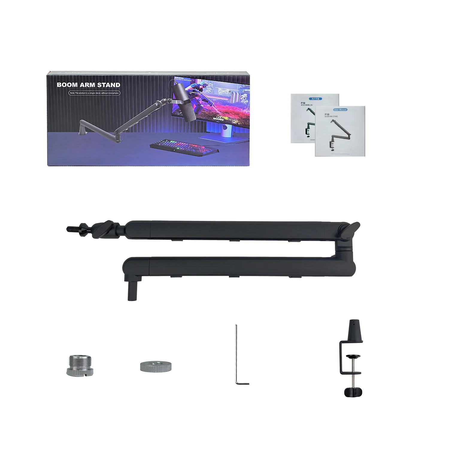 GAZ-NB10 Microphone Stand - Adjustable & Durable