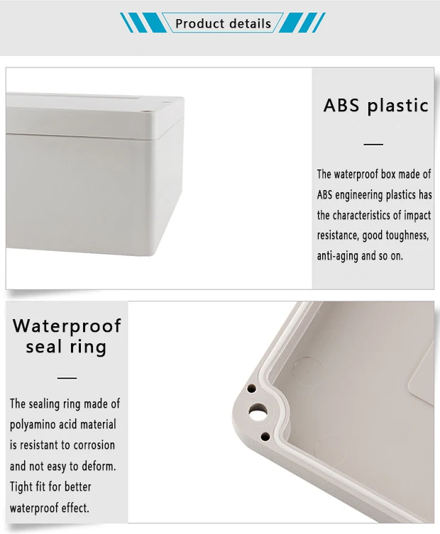 Plastic Electrical Power Distribution Box Circuit Breaker Box - Buy ...