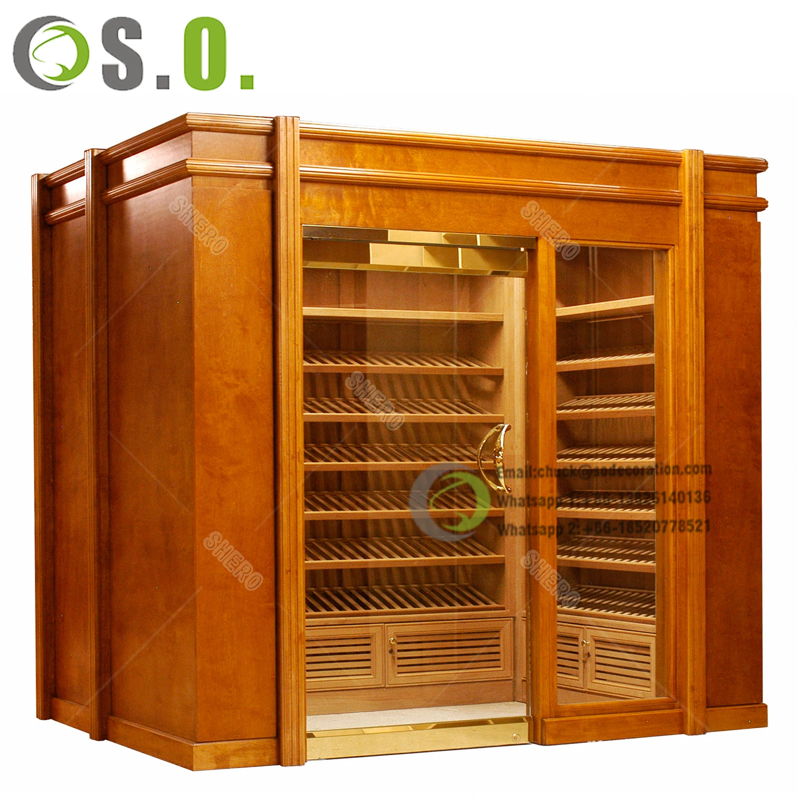 Customized Cigar Store Interior Design Decoration Furniture Retail ...