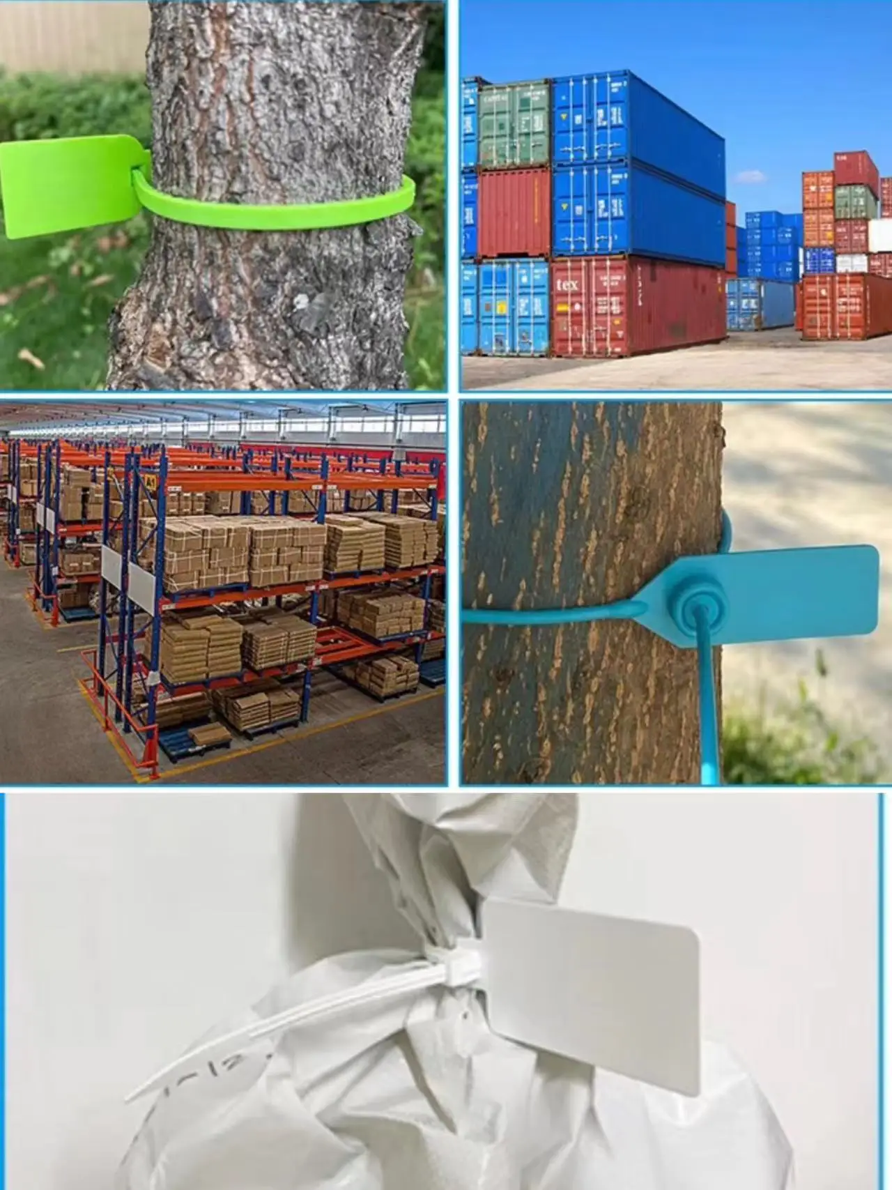 Plastic Cable Tie Security Tags Lock Numbered Pull Ties - Buy Security ...