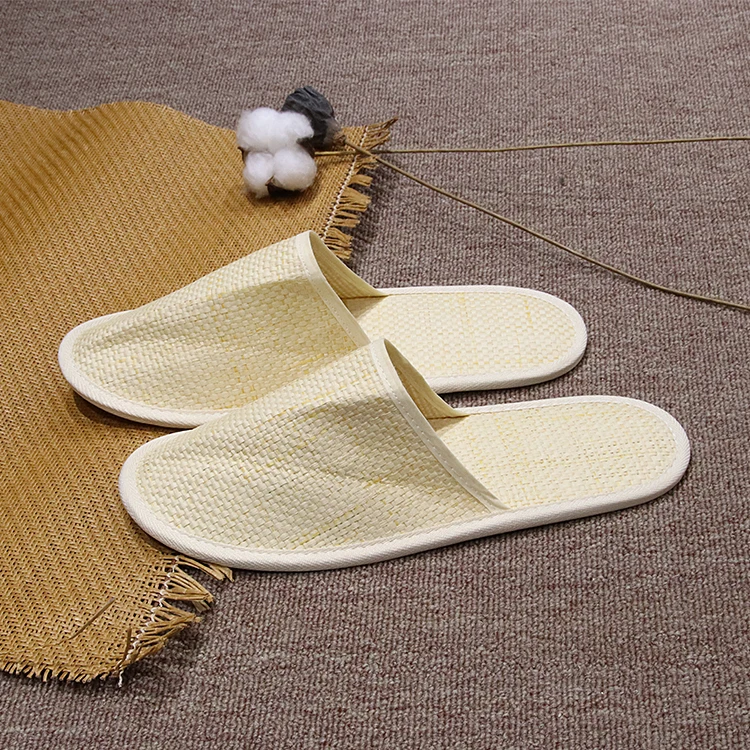 5 Star Hotel Custom Slipper Fibre Thinned Bamboo Slipper Jute Slippers ...